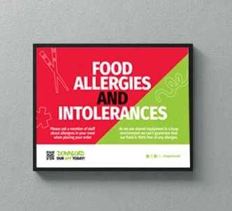 Food Intolerance Sign | Sphere UK